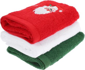 Cabilock 3St Weihnachtshandtuch Perlmutt Gesichtstuch Weihnachtsstrumpffüller Baumwollhandtuch weihnachtshandtücher Handtuch Weihnachten weihnachtstuch aus Bau