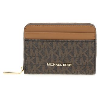 Michael Kors 32T4GJ6Z5B-252 SM ZA COIN CARD CASE Women BRN/ACORN Size One Size