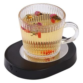 Generico Einsteckbare automatische Abschaltung mit Kaffeew&auml;rmer | Untersetzer f&uuml;r Schreibtisch, Kaffee, Tee, Milch, schnell aufheizendes Getr&auml;nkezubeh&ouml;r f&uuml;r Re