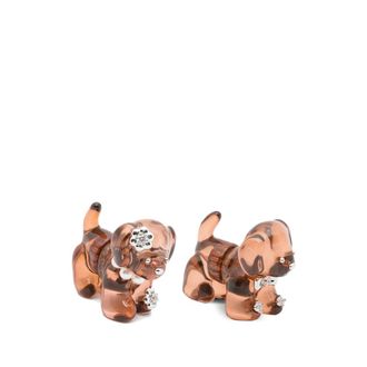 Yvmin Dog-shape Embellished Earrings