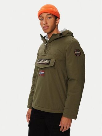 Napapijri Anorak Rainforest Winter 3 NP0A4GMC Khakifarben Regular Fit