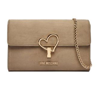 Love Moschino SAC VELOUR PL SABLE, sable, Taille unique