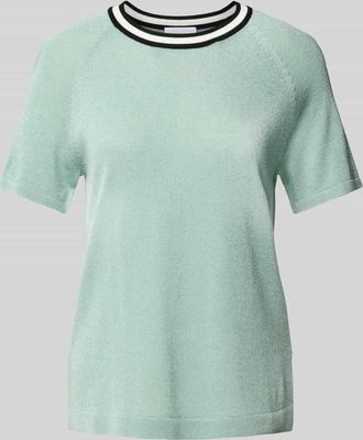 Jake*s Strickshirt mit Effektgarn und Raglanärmeln