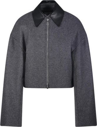 Sportmax Femme, Vestes, Gris, Taille: 36 FR Vacuo Jacket