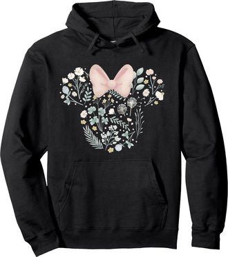 Disney Minnie Mouse Icon Spring Flowers Pullover Hoodie