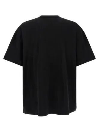 Comme Des Gar&ccedil;ons Logo-Print Cotton T-Shirt - Black