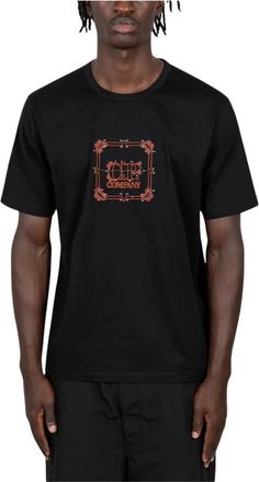 C.P. Company C.p. Company, Homme, Tops, Noir, Taille: M Square Logo T-Shirt