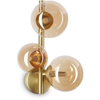 Ideal Lux Ideal Lux PERLAGE 3-flammige Wandleuchte aus Messing