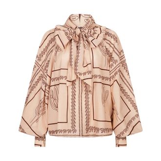 Ibana Femme, Blouses et Chemises, Brun, Taille: 40 FR Tiara Dese Blouse