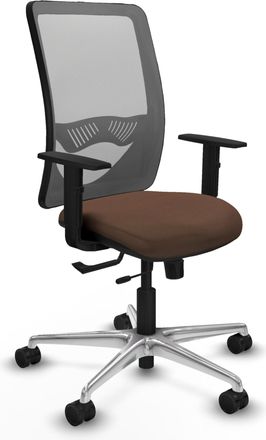 Piqueras y Crespo Schreibtischstuhl aus Stoff Zulema mit 1D-Armen, h&ouml;henverstellbare Lendenwirbelst&uuml;tze, ausgestattet mit Synchron-/Translack und Schneideschaum, mit Ro