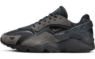 Nike Nike Sneaker Air Huarache Runner, Black/Medium Ash-Anthracite, DZ3306-002, 40.5 EU (M 7.5 US)