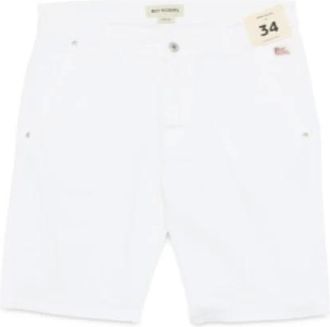 Roy Rogers Homme, Shorts, Blanc, Taille: W33 Bermuda en coton