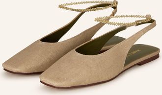 MARIA LUCA Maria Luca Slingballerinas Augusta beige