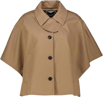 Max Mara Damen Cape aus Bauwmolle