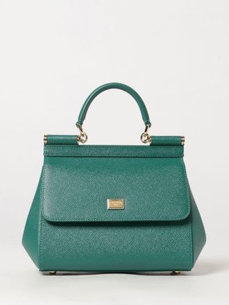 Dolce & Gabbana Mini sac &agrave; main Sicily en cuir de veau grain&eacute;