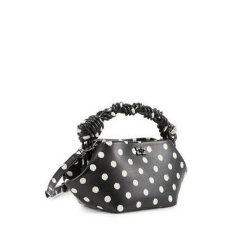 Ganni Sac &agrave; main Bou mini &agrave; pois