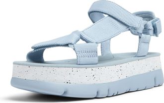 Camper Oruga Up, Women Sandal, Lt/Pastel Blue, 36, (EU)