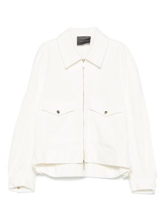 Lorena Antoniazzi Jacke mit Reißverschluss - Weiß