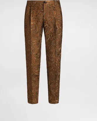 Dolce & Gabbana Brocade Trousers - Mann Hosen Und Shorts 44