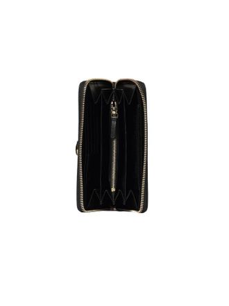 Coccinelle Womens Wallet Black Calf Split Leather Bags