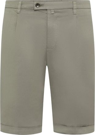 BRIGLIA 1949 Bermudashorts aus Baumwolle und Stretch mit Bundfalte, Easy Fit in