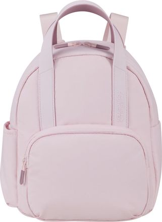 American Tourister Puffypop - Mini Rucksack f&uuml;r Damen (35 cm, 8.5 L) - Fach f&uuml;r AirPods & Tablet - 2 Flaschenhalter - Rosa (Pink)