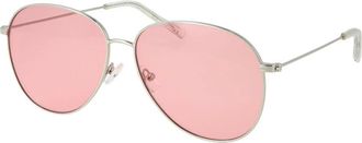 Replay Femme, Accessoires, Gris, Taille: ONE Size Lunettes de soleil Aviateur
