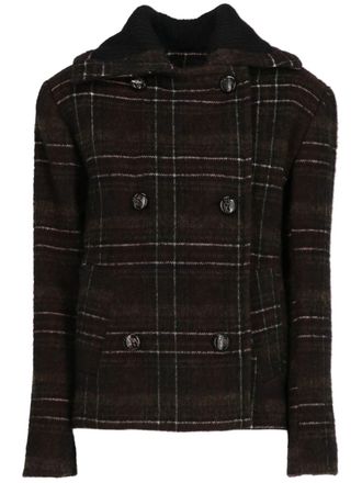 Vivienne Westwood manteau à carreaux (2017-2018) - Marron