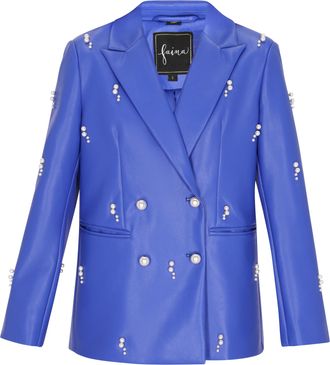 Faina Jacke Frauen Blau