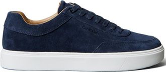 Calvin Klein Low Top Sneaker aus Veloursleder mit Label-Gravur in