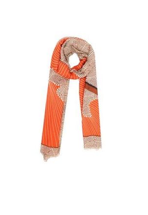 Queen Helena &Eacute;charpe dHiver Foulard pour Femme SC22-5 orange., Taille unique