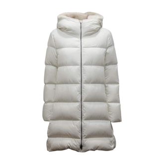 Herno Mittlere Daunen Halb Mantel Jacke - - Coats - Damen - Wei&szlig; - M