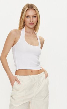 Noisy May Top Maya 27029026 Weiß Slim Fit