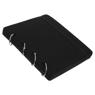 DOITOOL Pin Display Ordner aus Filz Schwarz Anstecknadel Sammlungsdisplay mit Wandhalterung Stecknadelhalterbuch zur Aufbewahrung von Broschen und Schuhanhäng