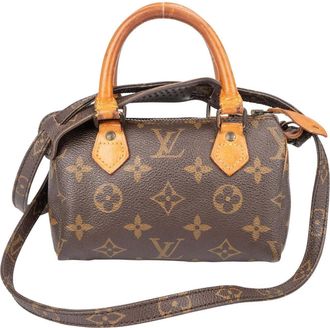 Louis Vuitton Crossbody Bags - Louis Vuitton Canvas Monogram Mini Speedy Handbag - Gr. unisize - in Braun - f&uuml;r Damen
