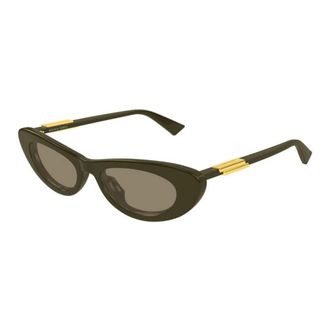 Bottega Veneta Bv1447S Sonnenbrille - - Accessories - Damen - Gr&uuml;n - 51 MM