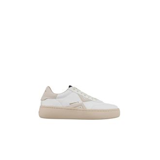Alexander Smith Ocean Donna in Wei&szlig; mit seitlichem Logo und rosa Ferse - - Shoes - Damen - Wei&szlig; - 41 EU