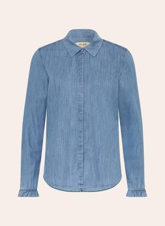 Mos Mosh Mos Mosh Hemdbluse Mmmattie Flip Aus Denim blau