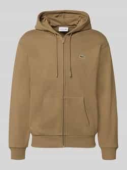 Lacoste Regular Fit Sweatjacke aus Baumwoll-Mix