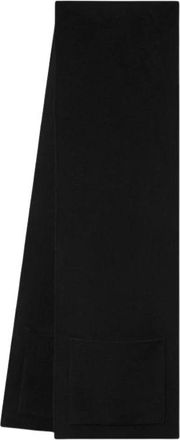 Alberta Ferretti Femme, Accessoires, Noir, Taille: ONE Size Double felt scarf