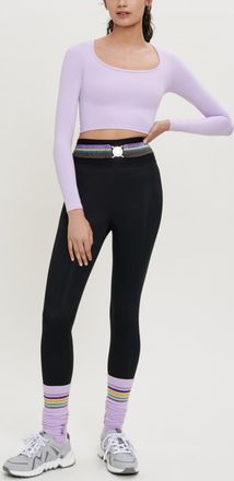 Maje K&ouml;rpernahes Sporttop - Malve - Maje