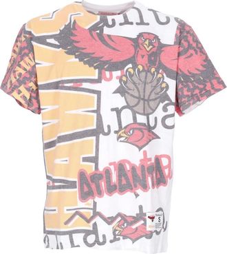 Mitchell & Ness NBA Jumbotron 2.0 Tee Atlanta Hawks - - Tops - Herren - Mehrfarbig - L