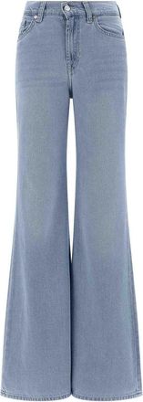 7 For All Mankind Jean &Eacute;vas&eacute; - Bleu Clair