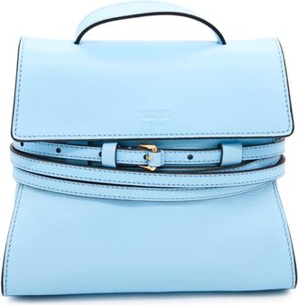 Moschino Femme, Sacs, Bleu, Taille: ONE Size Tie Me Borsa Piccola