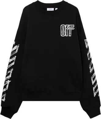 Off-white Motion Arrow Skate Crewneck Sweatshirt