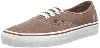 Vans Mixte Adulte U Authentic Baskets Basses, Marron ((Washed) Brown, 44 EU
