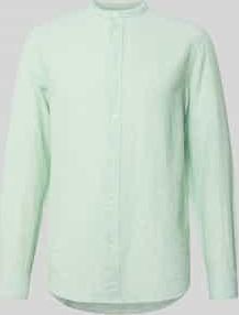 Only & Sons Slim Fit Freizeithemd aus Baumwoll-Leinen-Mix Modell CAIDEN