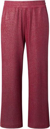 STUDIO UNTOLD Schlupfhose Hose Wide Legs Struktur und Glitzer