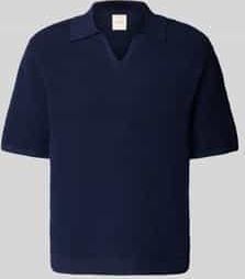 Calvin Klein Regular Fit Poloshirt mit V-Ausschnitt