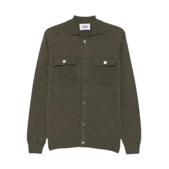 Alpha Studio Strickshirt - - Knitwear - Herren - Gr&uuml;n - XL